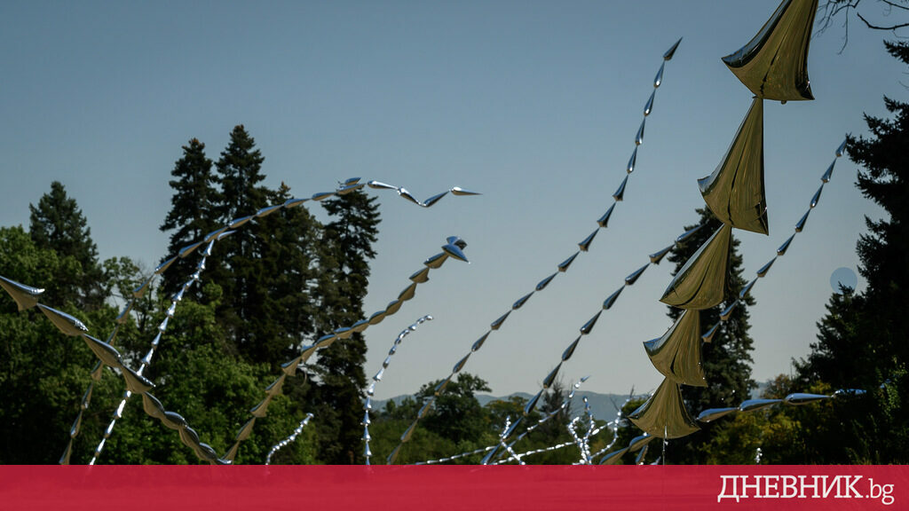 Фотогалерия: Инсталацията "Стоманена трева" беше представена на Sofia Lights | Дневник